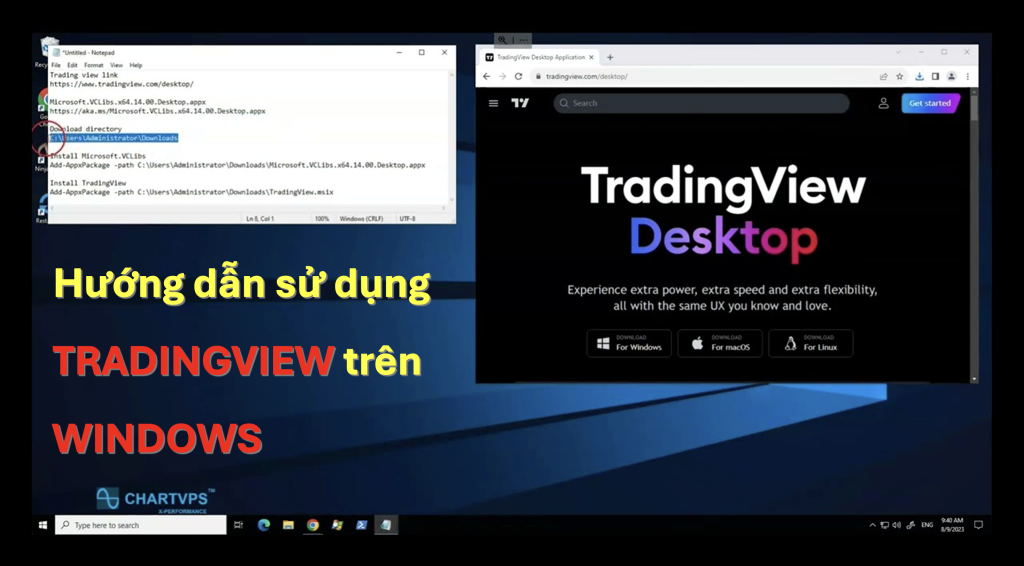 Hướng dẫn sử dụng TradingView trên Windows cho người mới bắt đầu. - PineScriptVN